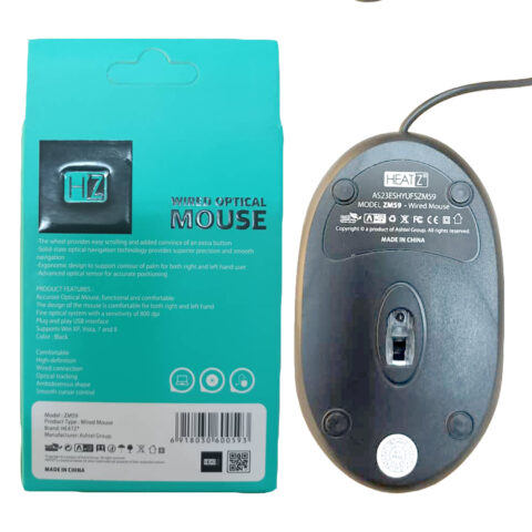 Heatz Optical Wired Mouse ZM59 - Premium Refurbished Laptops